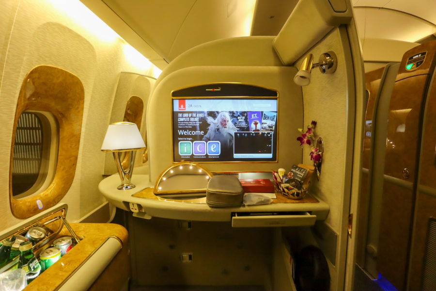 Review: Emirates 777 Old First Class Paris to Dubai | Prince of Travel