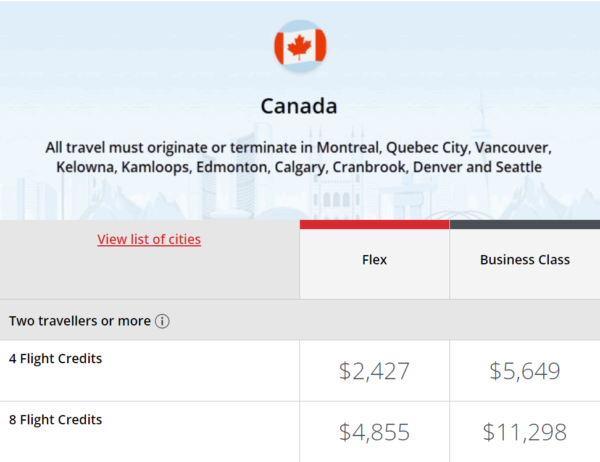 How Do Air Canada Flight Passes Work? | Prince of Travel