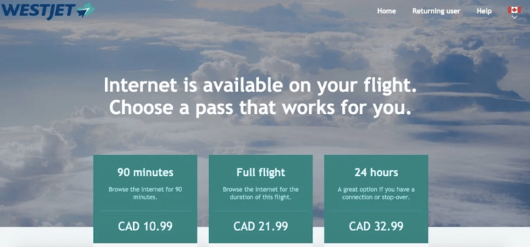 WestJet Wi-Fi: What You Need to Know | Prince of Travel