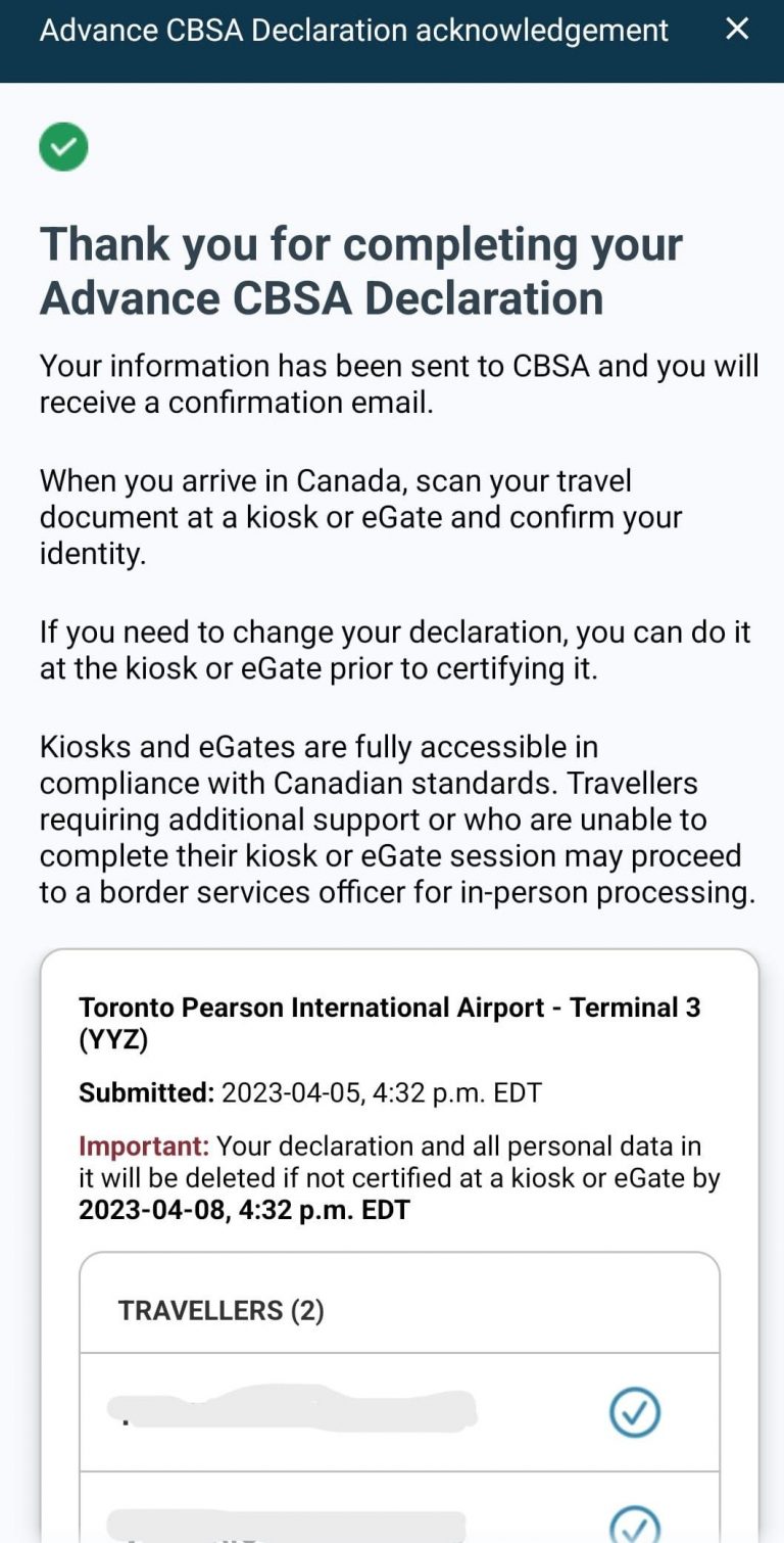 Advance CBSA Declaration: Save Time at the Canadian Border | Prince of Travel