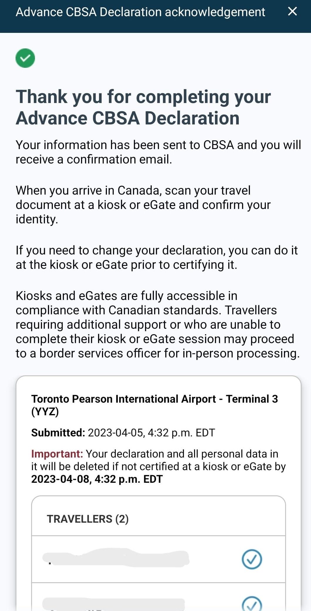 Advance CBSA Declaration: Save Time at the Canadian Border | Prince of ...