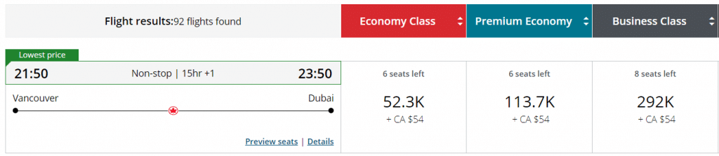 Air Canada lanza nueva ruta Vancouver-Dubai - Viaja a Todo el Mundo