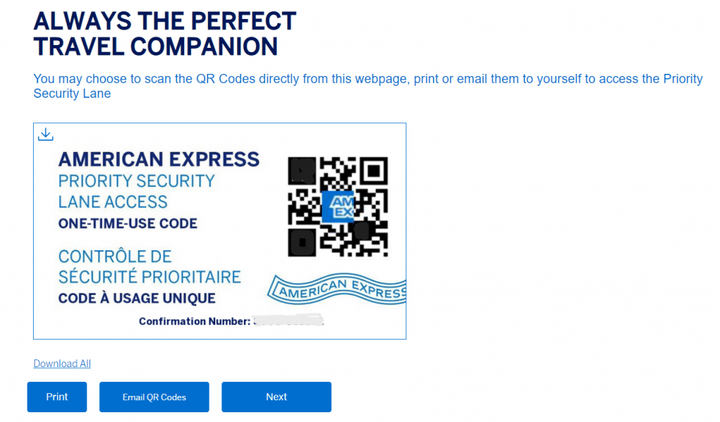 American Express Priority Benefits at Toronto Pearson International ...