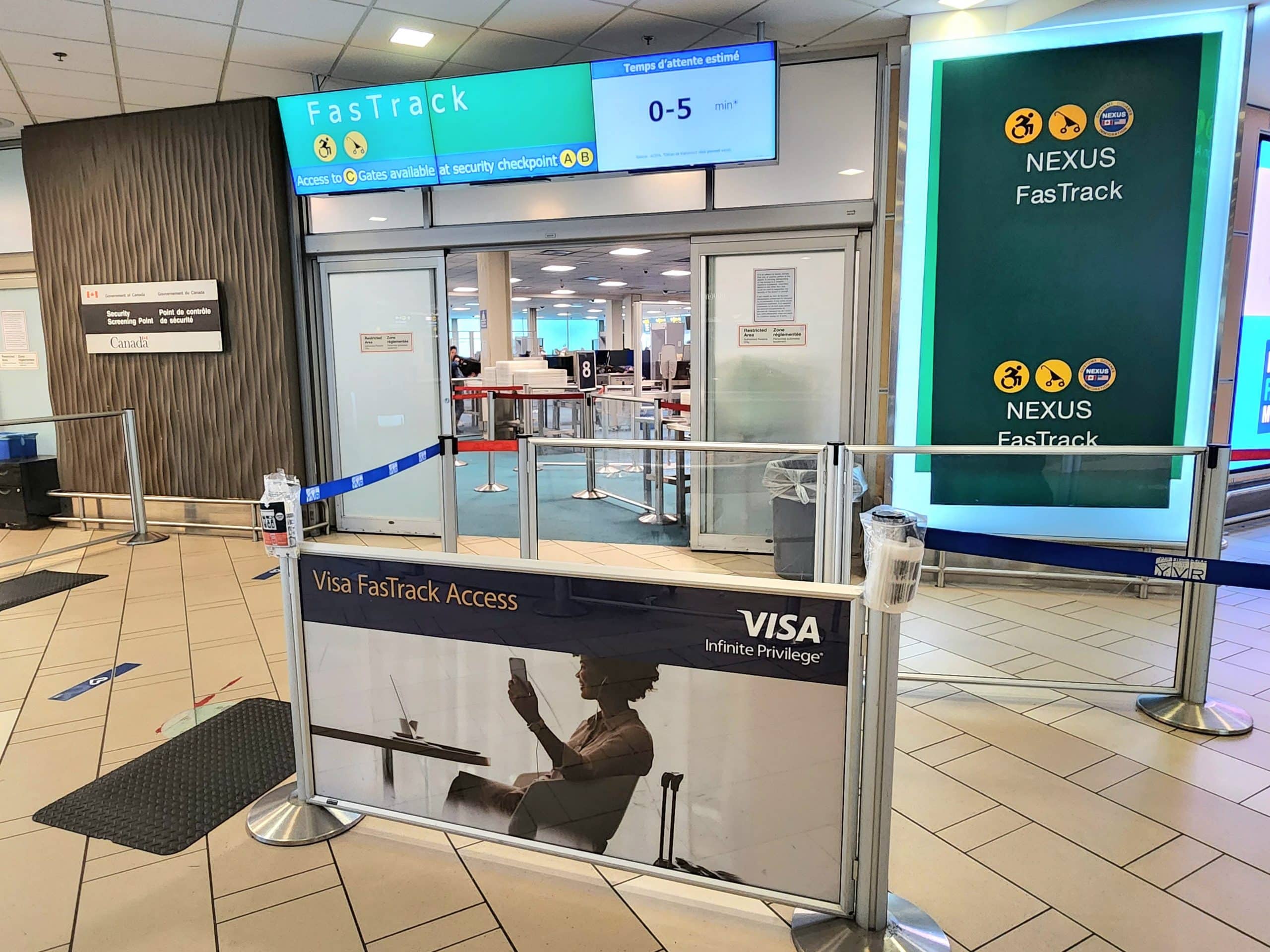 Visa Infinite Privilege Priority Benefits at Canadian Airports | Prince ...