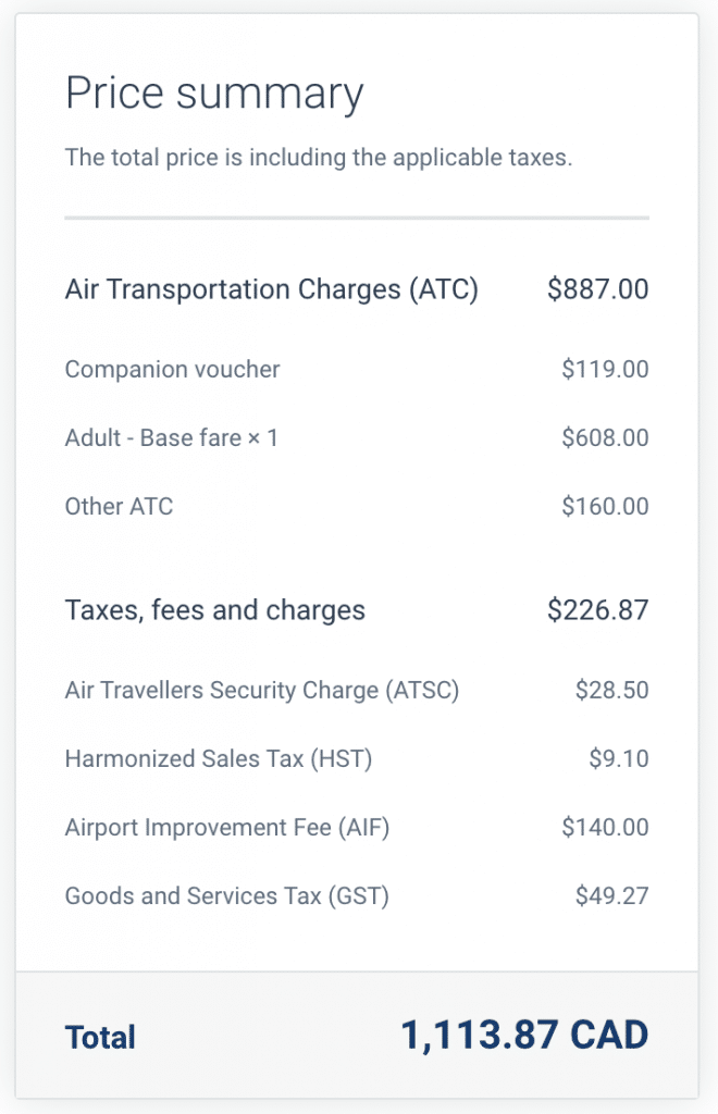 How Does the WestJet Companion Voucher Work? | Prince of Travel