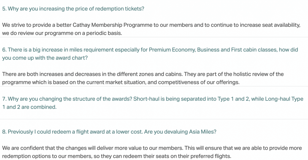 Upcoming Changes to the Cathay Pacific Asia Miles Award Charts | Prince ...