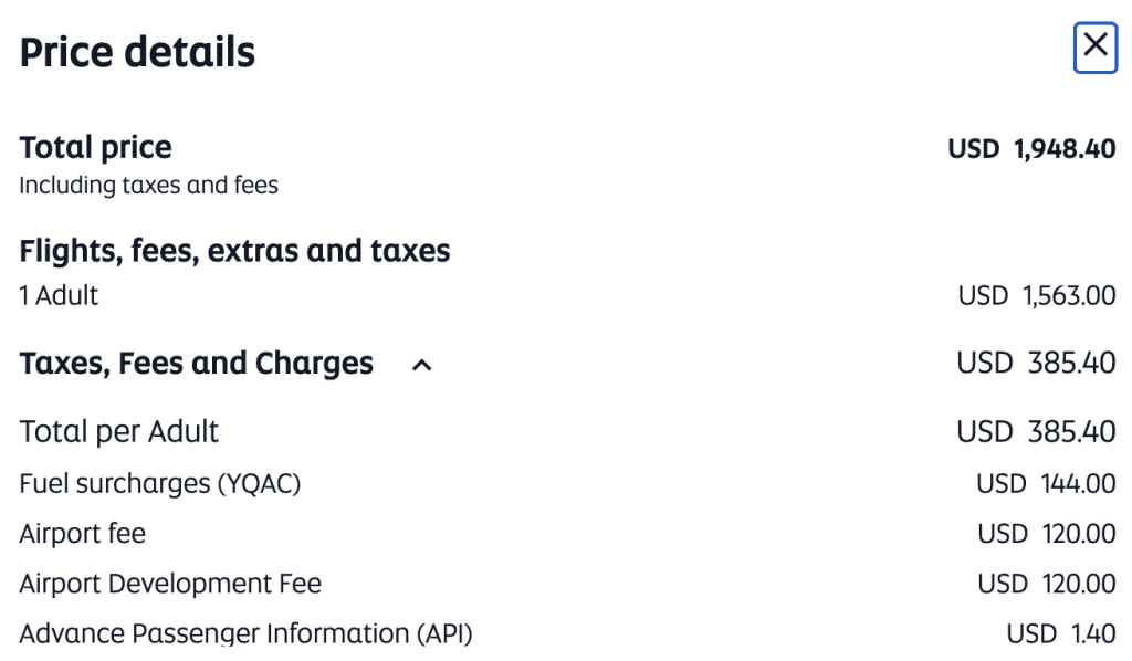 Taxes and Fees on Flights: What You Need to Know | Prince of Travel