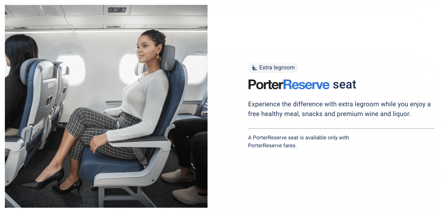 How to Choose the Right Porter Airlines Fare | Prince of Travel