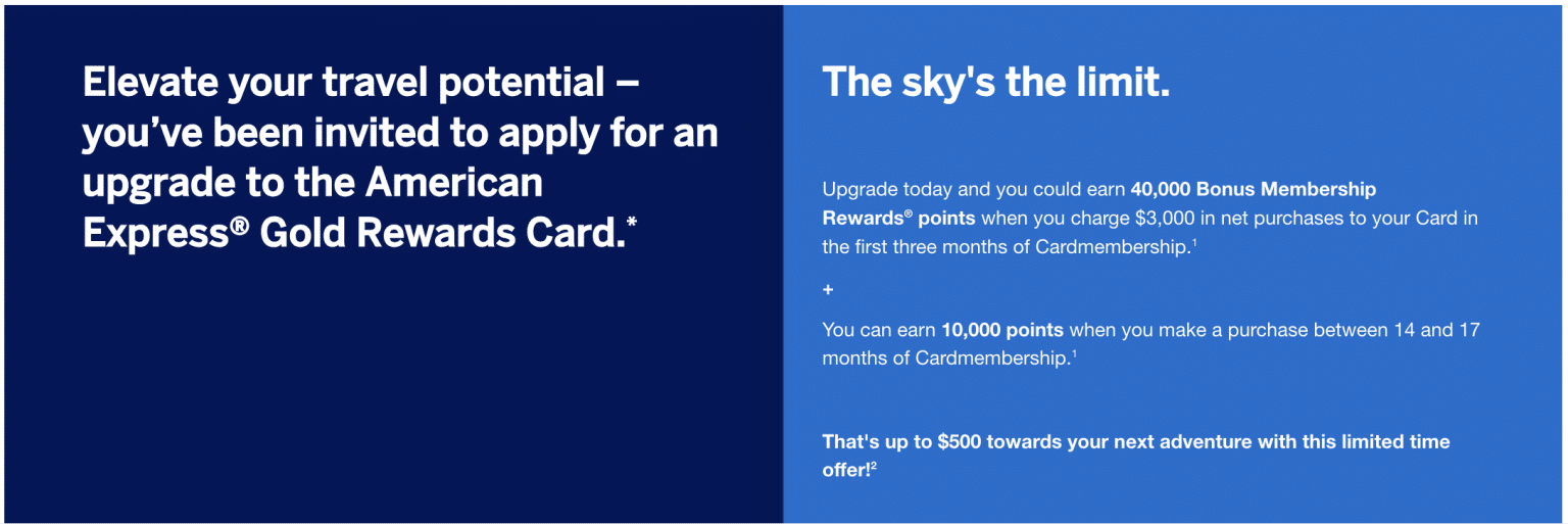 American Express Upgrade Offers: Switch to Cobalt, Gold, or Platinum | Prince of Travel