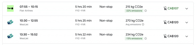 Comparing WestJet's UltraBasic vs. Flair's Ultra-Low Fares | Prince of ...