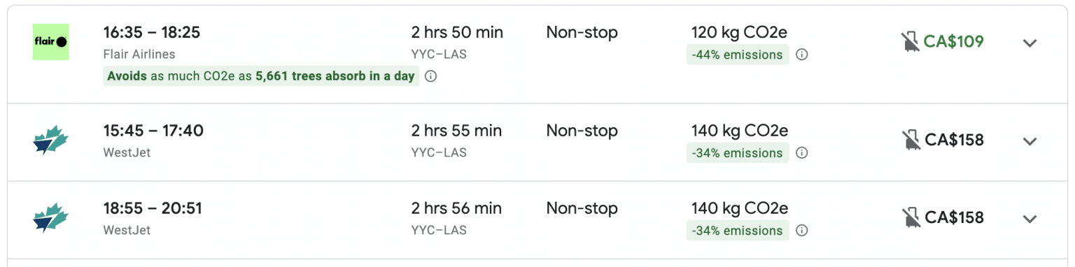 Comparing WestJet's UltraBasic vs. Flair's Ultra-Low Fares | Prince of ...