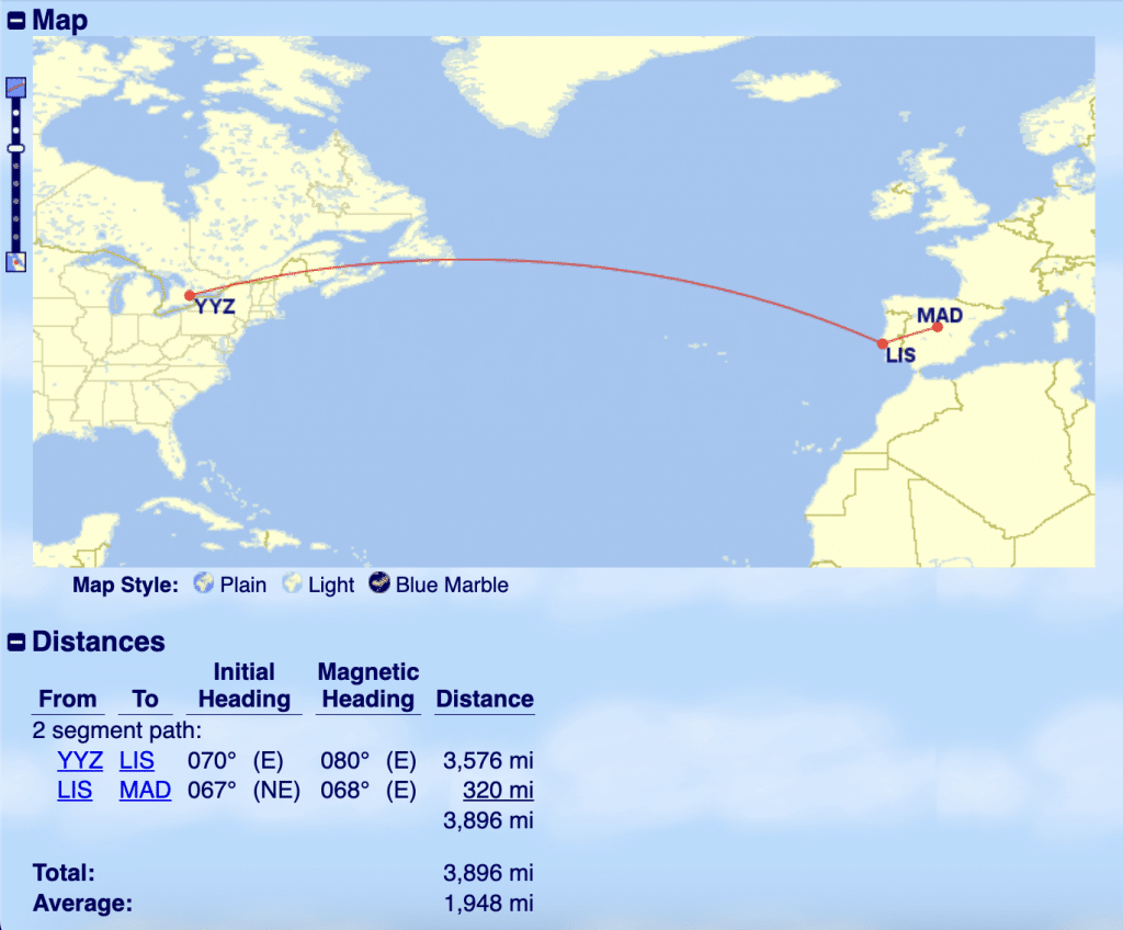 Understanding the Aeroplan Flight Reward Chart | Prince of Travel