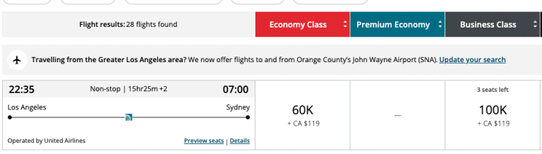 A First Look at Aeroplan's New Flight Reward Chart | Prince of Travel